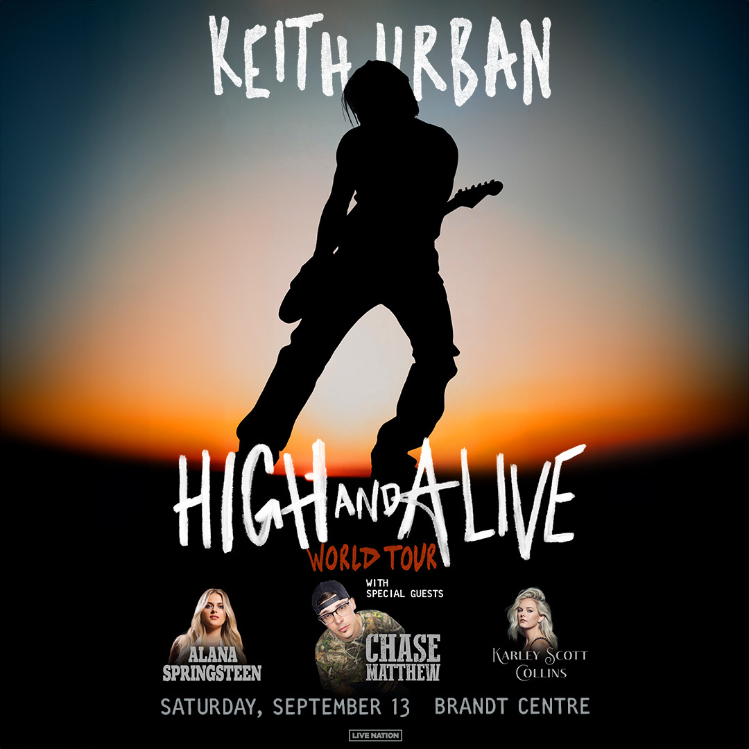 Score Tickets to Keith Urban’s High and Alive Tour Stop in Regina - DiscoverMooseJaw.com - Local ...
